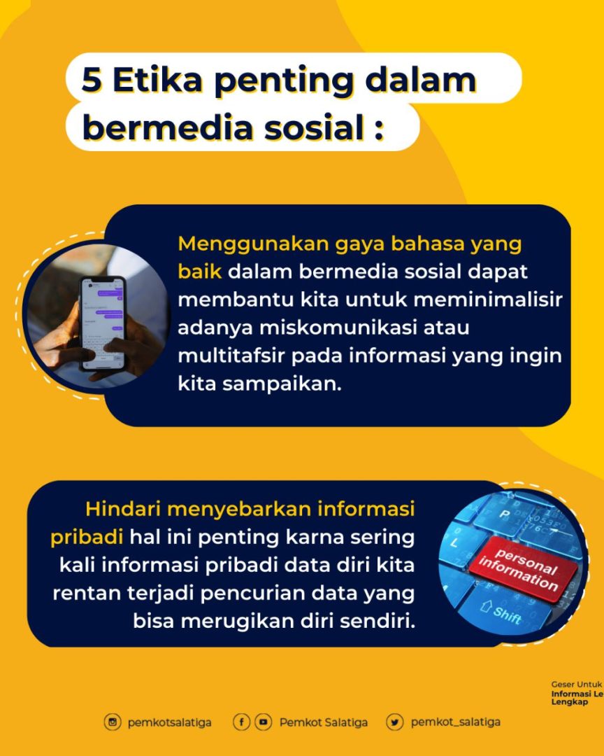 Pentingnya Etika Dalam Media Sosial – Diskominfo Salatiga